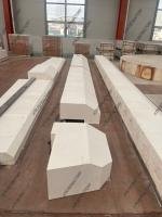 China Customized Size AZS Feeders for Glass Furnace from Fused Cast Blocks for sale