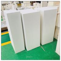 China White ZrO2 32-41% Refractory Fused Cast AZS Block Throat Brick for Glass Smelter Kiln for sale