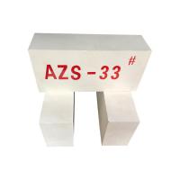 China High MgO Content AZS 33 Brick for Float Table Channel in Fused Cast Refractories Block for sale
