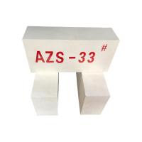 China Customized Size Refractory Plates AZS 41 33 36 for Glass Fusing Kiln CaO Content % - for sale