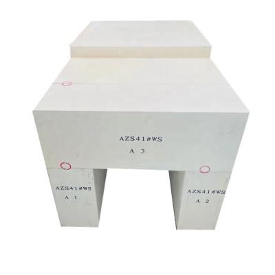 China Glass Kiln Fused Azs Refractory Brick with 36% Electrocast Zirconium Corundum Bricks for sale