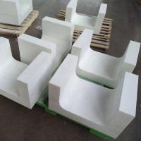 China 2% Apparent Porosity Alpha Beta Blocks for Glass Kiln Lip Brick and Channel Block for sale