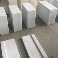 China 2% Apparent Porosity Alpha Beta Blocks for Glass Kiln Lip Brick and Channel Block for sale