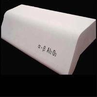 China Free-Pollution Fused Alpha Beta Alumina Block for Flat Glass Furnace Channel Na2O 4% for sale
