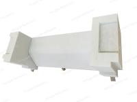 China 94% Al2O3 Content Fusion-cast Alumina Refractory Bricks for Oxy-fuel Glass Kiln Crown Arch for sale