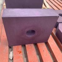 China Chrome Corundum High Wear-Resistant Skid Rail Brick 0% CaO Content 3.3g/cm3 Bulk Density for sale
