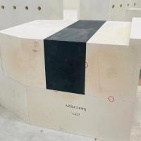 China Customers' Requirement Fused Chrome Isostatic Chrome Brick for Glass Furnace Throat for sale