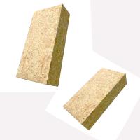 China Firebrick Zircon Mullite Refractory Brick for Glass Furnace in White-yellow Color for sale