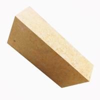 China Firebrick Zircon Mullite Refractory Brick for Glass Furnace in White-yellow Color for sale