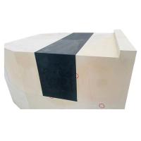 China Refractoriness °C 1770 °C High Temperature Corundum Brick for Glass Furnace Throat for sale