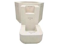 China AZS41 Durable Scrap Fused Cast Zirconia Corundum Refractory Block For Glass Kilns for sale
