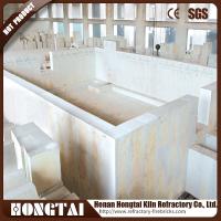 China Low Apparent Porosity AZS41 Fused Cast Zirconia Corundum Bricks for Glass Furnace for sale