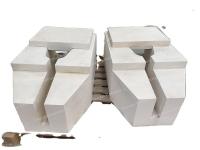China 3.7-3.95g/cm3 Bulk Density Fused Cast Zircon Corundum Brick For Glass Melting Furnace And Long Lifespan for sale