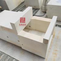 China Electrofused Zirconium Corundum Brick AZS Brick For Glass Furnace High Durability for sale