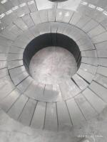China 1800 Degree Steel Ladle Furnace Magnesite Refractory With Graphite Magnesia Magnesium Carbon Bricks And Little CaO Content for sale