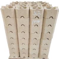 China Common Refractoriness 1580° Refractoriness 1770° Magnesium Basic Refractory Bricks For High Temperature Ladle Refractory for sale