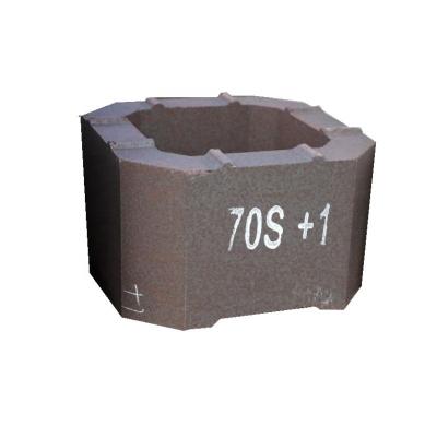 China AOD Furnace Refractory Bricks Magnesite Chrome Brick With 0% SiC Content And 1550 RUL for sale