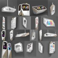 China Outdoor Directional Wayfinding Sign Professional Shopping Mall Sign Customized for sale