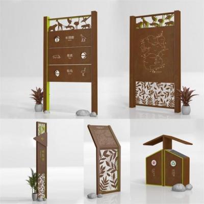 China Park Guidance Outdoor Wayfinding Signage Directional Sign Systems for sale