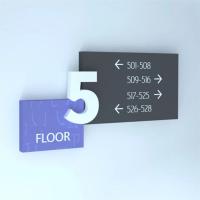 China Campus Directional Wayfinding Signage Interior Exterior Wayfinding Signage for sale