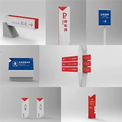 China Parking Modern Wayfinding Signage Interior Exterior Custom RoHS UKCA FCC CSA for sale