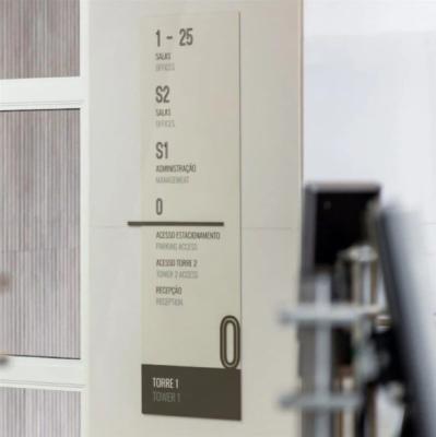 China Business Modern Wayfinding Signage Custom Office Building Directional Signage for sale