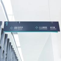 China LED Modern Wayfinding Signage Outdoor Campus Directional Sign Custom for sale