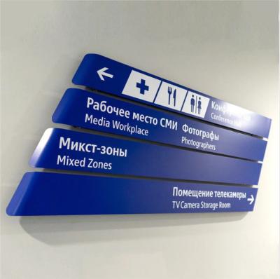 China Professional Outdoor Wayfinding Signage For Baseball Football Field for sale