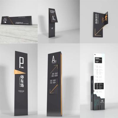 China OEM Interior Wayfinding Signage Design Hotel Custom Directory Signs for sale