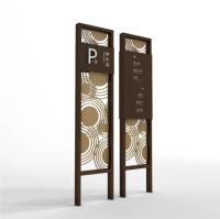 China Custom Hotel Directional Signage System Exterior Wayfinding Signage for sale