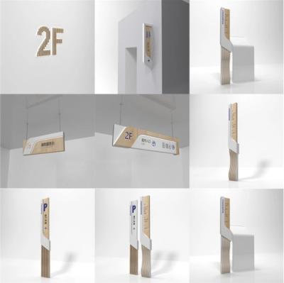 China Shopping Mall Custom Wayfinding Signs OEM Indoor Directional Signs for sale
