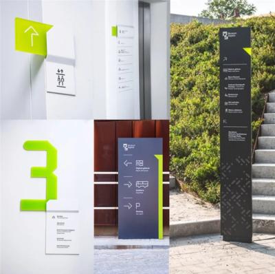China Outdoor Custom Wayfinding Signs Museums Exhibition Signage Design for sale