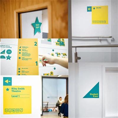 China LED Campus Directional Sign System Customized Wayfinding Signage for sale
