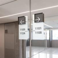 China Indoor Commercial Wayfinding Signage / Office Building Directional Signage for sale