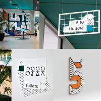 China Commercial Building Wayfinding Signage System Indoor Directory Signage for sale