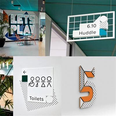 China Commercial Building Wayfinding Signage System Indoor Directory Signage for sale