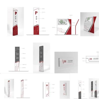 China Art Museum Building Wayfinding Signage Business Outdoor Directory Signs for sale