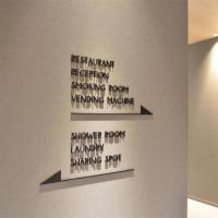 China Anti Rust Hotel Wayfinding Signage Custom Exterior Directory Sign Systems for sale