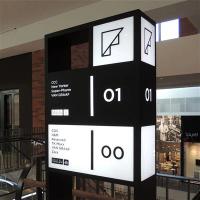 China Professional Shopping Mall Wayfinding Signage Customized UKCA ISO CE Approved for sale