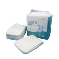 China Hypoallergenic Adult Diaper With Soft Cotton Polyester Blend And Secure Elastic Waistband for sale