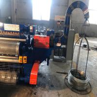 China 7ft Width Dimetric Mesh Iron Wire Manufacturing Machine Crossing Fences for sale
