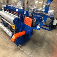 China 100rows/Min Transforming Wire Mesh Manufacturing Machine , 130mm Length Wire Welding Machinery for sale