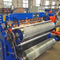 China 100 Rows/Min Shuttling Automatic Wire Mesh Welding Machine , PLC Diamond Fence Making Machine for sale