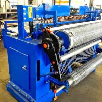China PLC 5kw Screen Roll Mesh Welding Machine Integrative single row Electrodes for sale