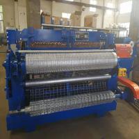 China 100rows/Min Chromised Electrodes Weld Mesh Machine , PLC Stainless Steel Automatic Welding Machine for sale