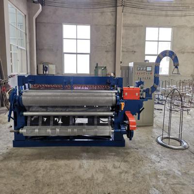 China 7ft Coiled Wire Roll Mesh Welding Machine Spring Pressure Weft Positioning for sale