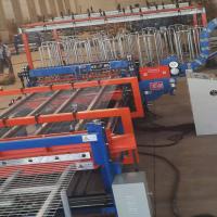 China PLC Automatic Mesh Welding Machine , Bearing Gearbox Dia 12mm Mesh Manufacturing Machine for sale