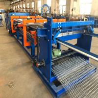 China 2m 380V Diamond Fence Making Machine , Engineered Fabric Wire Welding Equipment for sale