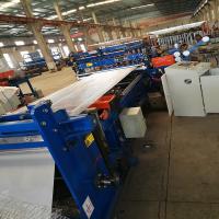 China Wire Dia 1mm Auto Stacking CNC Welding Equipment , Servo Drive Iron Net Making Machine for sale