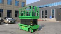China Green Self Propelled Electric Scissor Lift 5.8m to 13.8m Working Height for sale